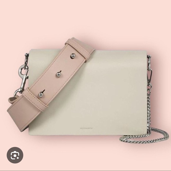 All Saints | Bags | All Saints Cream Zep Box Crossbody Bag | Poshmark